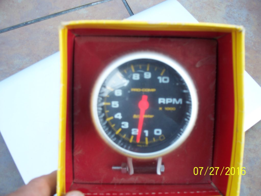 Autometer 5620 Vertex OAC Magneto Tachometer install into the 1963 ...
