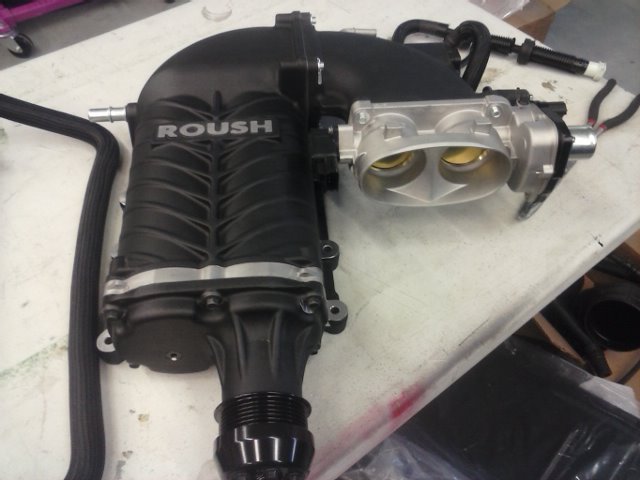 2015 Ford F-150 5.0 Coyote Roush Supercharger Install by Ed & Me ...