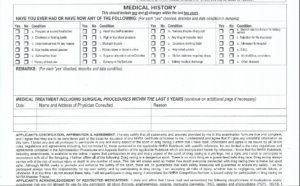 NHRA APPLICATION FOR DRIVER’S MEDICAL CERTIFICATE – Maniac Mechanic